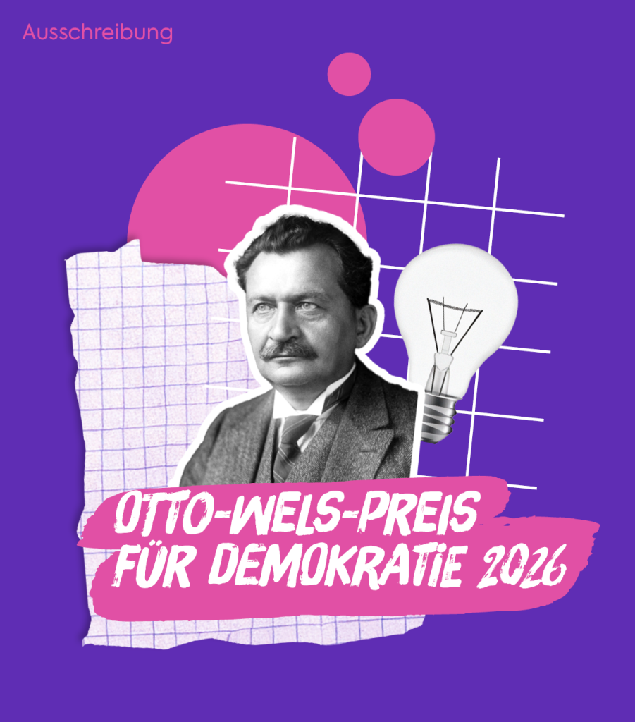 Otto-Wels-Preis für Demokratie 2026: Jetzt bewerben! › Markus Töns